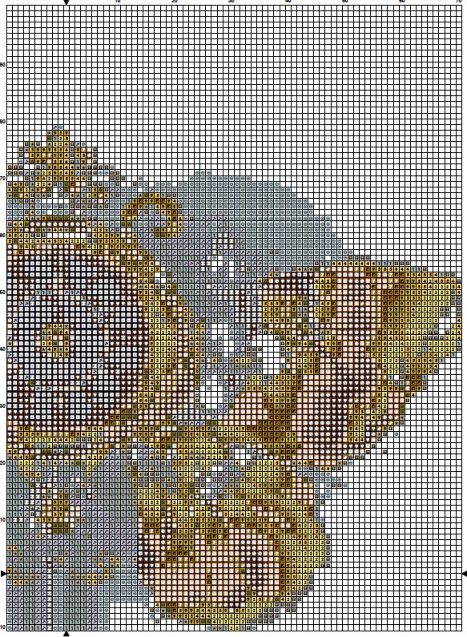 Steampunk Key Cross Stitch Pattern 2 Instant PDF Download - Etsy