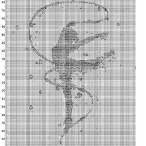 Gymnastics Dancing Cross Stitch Pattern 1 Instant PDF Download ...
