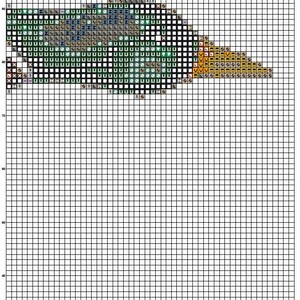 Duck Mallard Cross Stitch Pattern 2 Duck Watercolor Cross | Etsy
