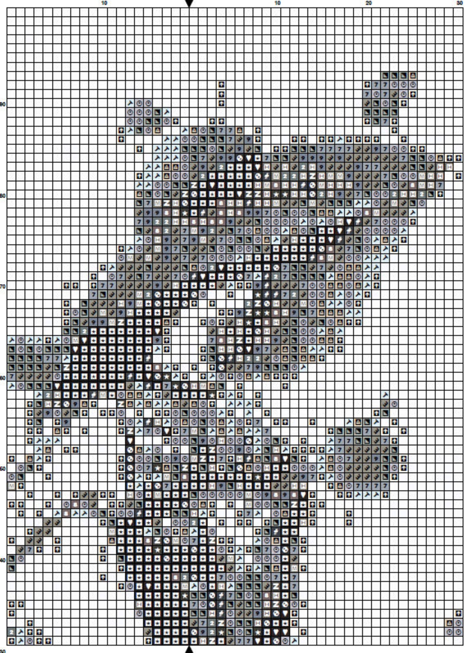 Woman Cross Stitch Pattern 30 Instant PDF Download Woman | Etsy
