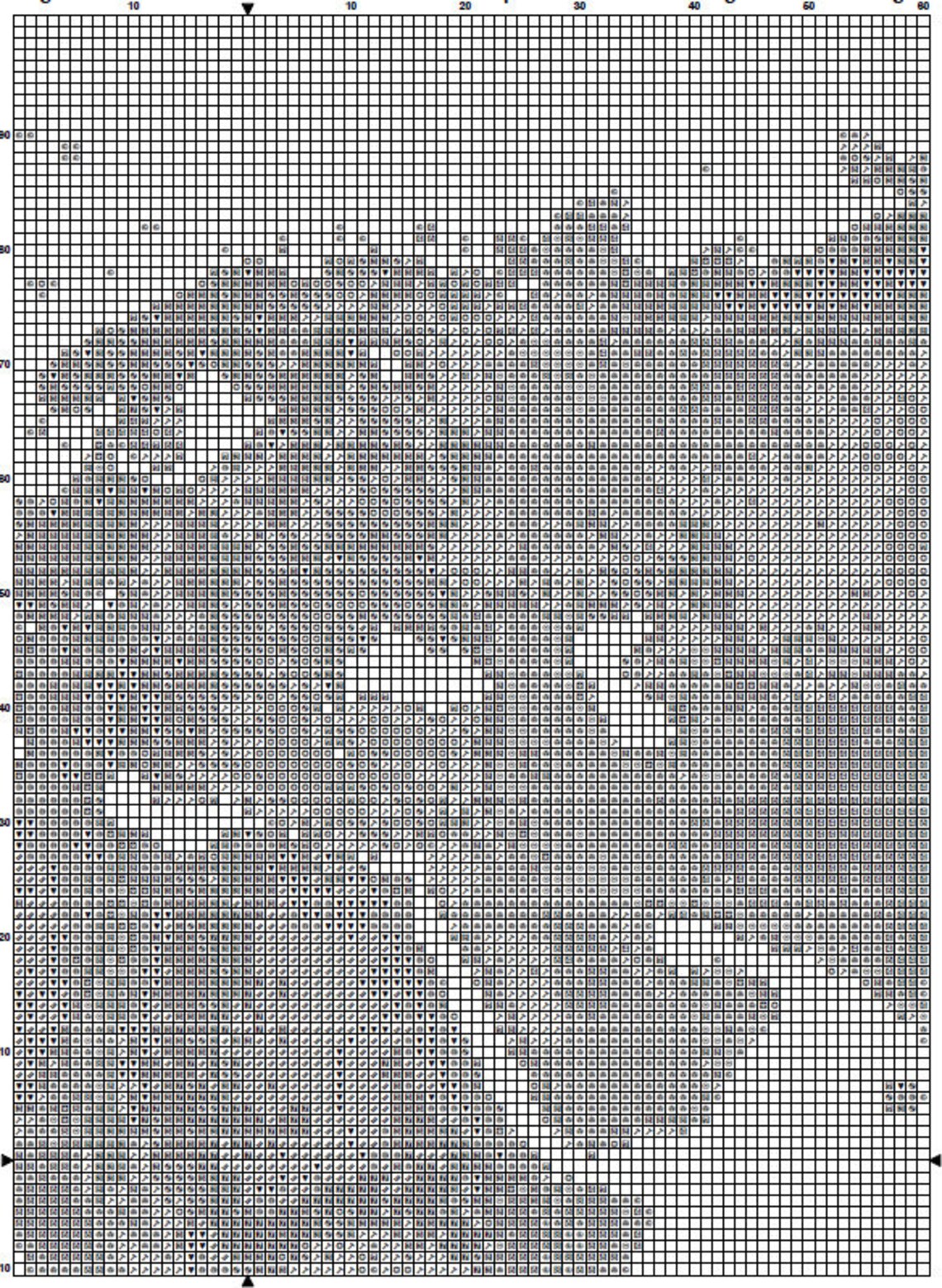 World Map Cross Stitch Pattern 2 Instant PDF Download Earth | Etsy