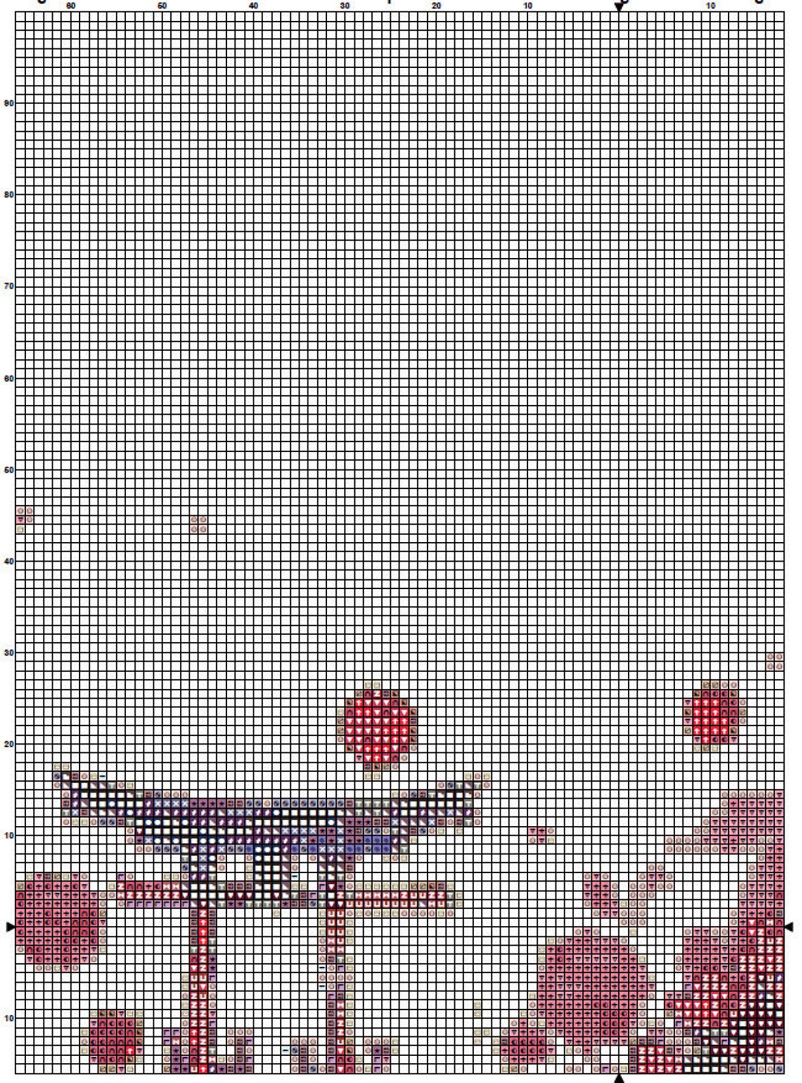 Japan Cross Stitch Pattern 1 Instant PDF Download Tree | Etsy