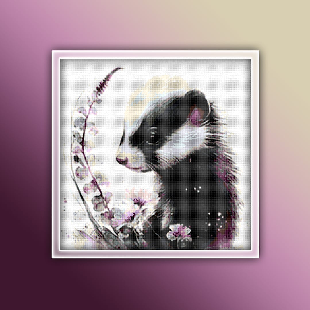 Skunk Cross Stitch Pattern 7 Instant Download Instant PDF Download ...