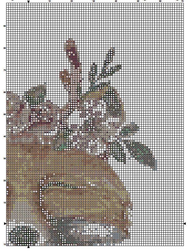 Baby Fox Cross Stitch Pattern 1 Instant Download Instant PDF - Etsy
