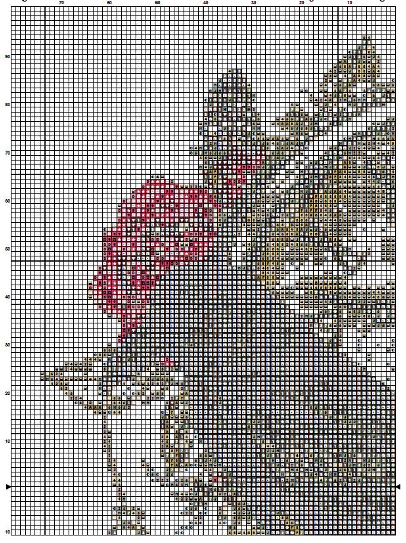 Crow Cross Stitch Pattern 3 Instant PDF Download Clock - Etsy