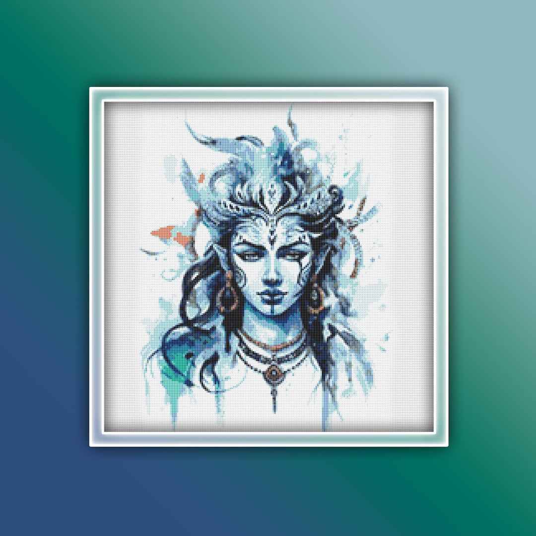 Shiva Cross Stitch Pattern 3 Instant Download Instant PDF Download ...