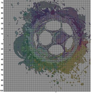 Soccer Ball Cross Stitch Pattern 1 Instant Download Instant PDF ...