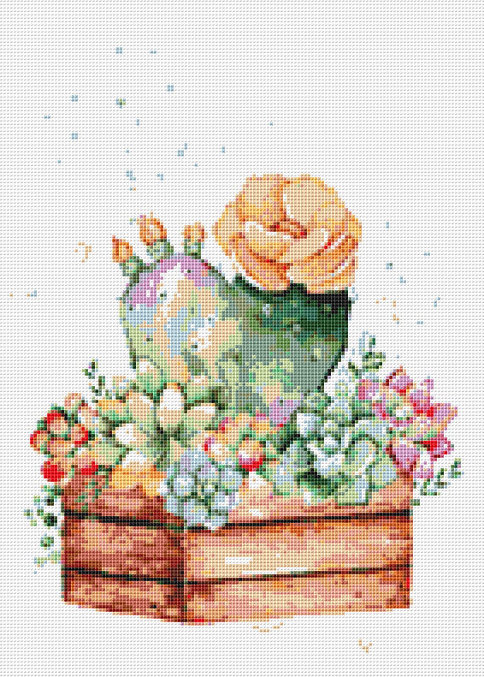 Cactus Cross Stitch Pattern 13 Instant PDF Download - Etsy