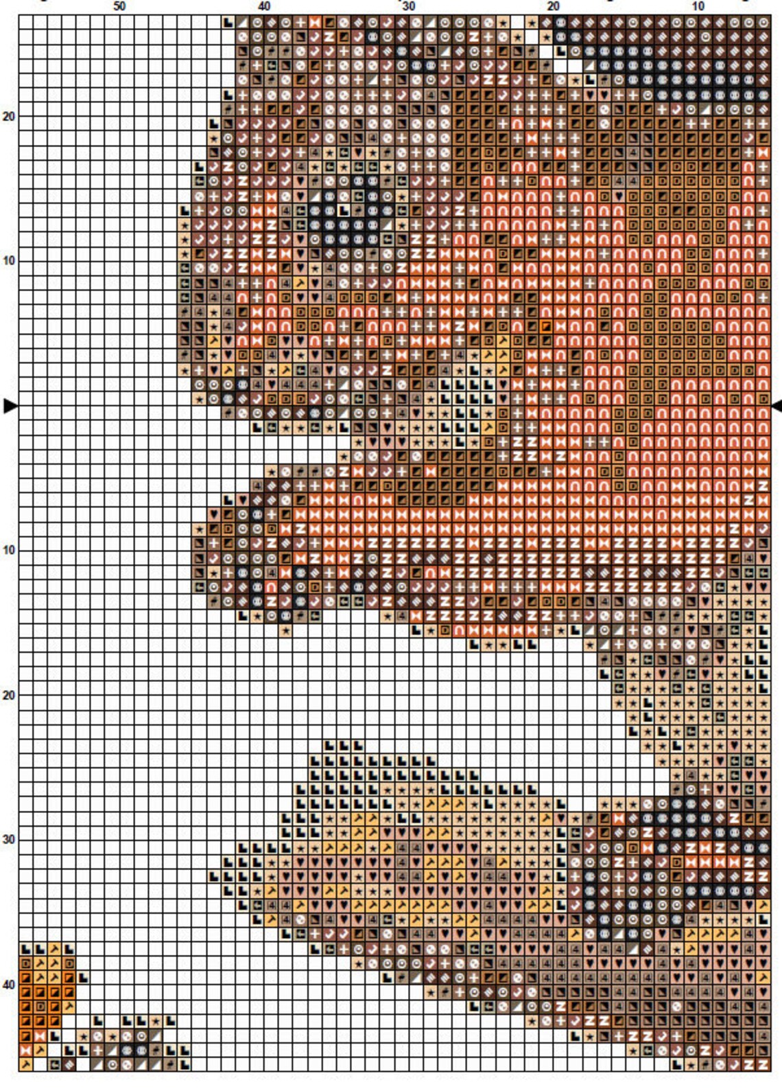 Red Squirrel Cross Stitch Pattern Instant PDF Download - Etsy