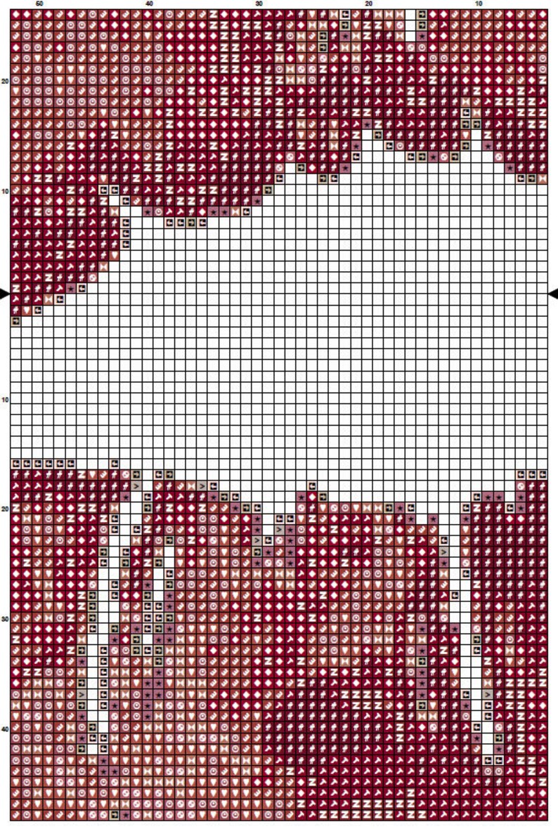 Lips Cross Stitch Pattern 3 Instant PDF Download Red Lips | Etsy