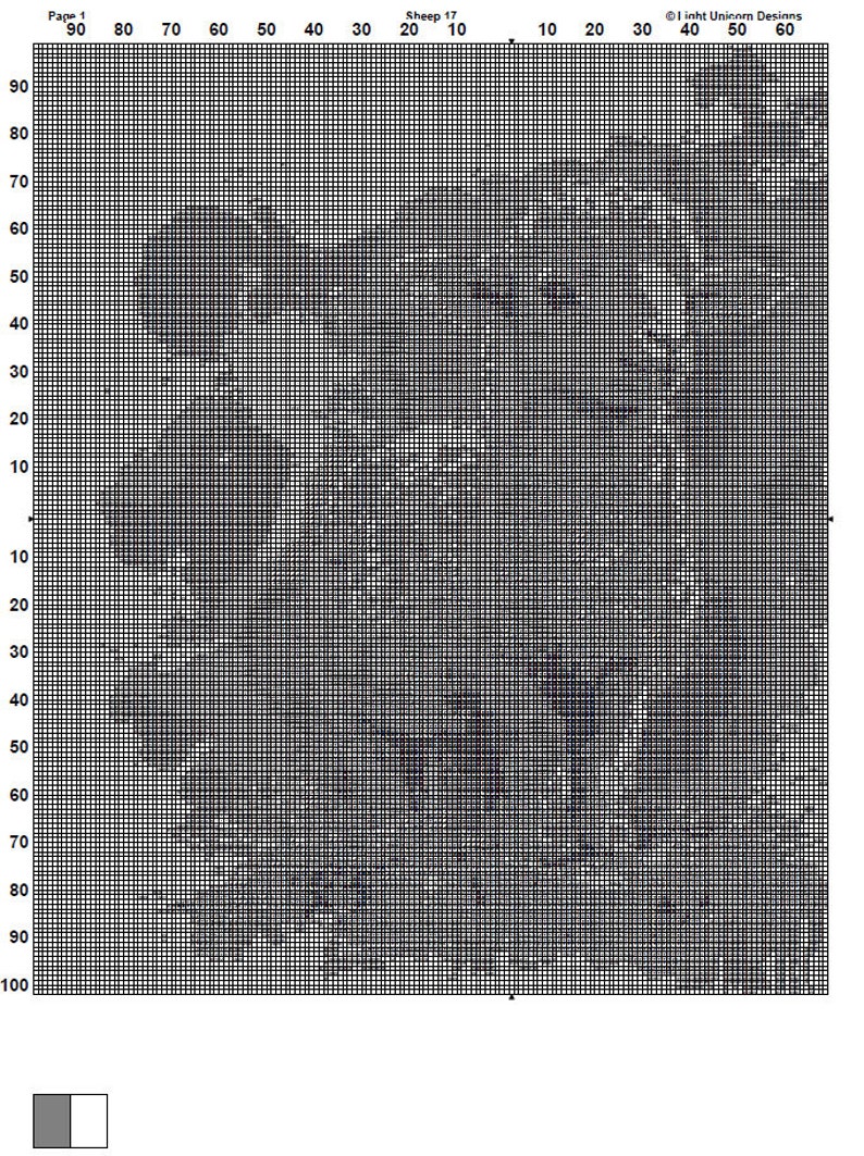 Sheep Cross Stitch Pattern 17 Instant Download Instant PDF - Etsy