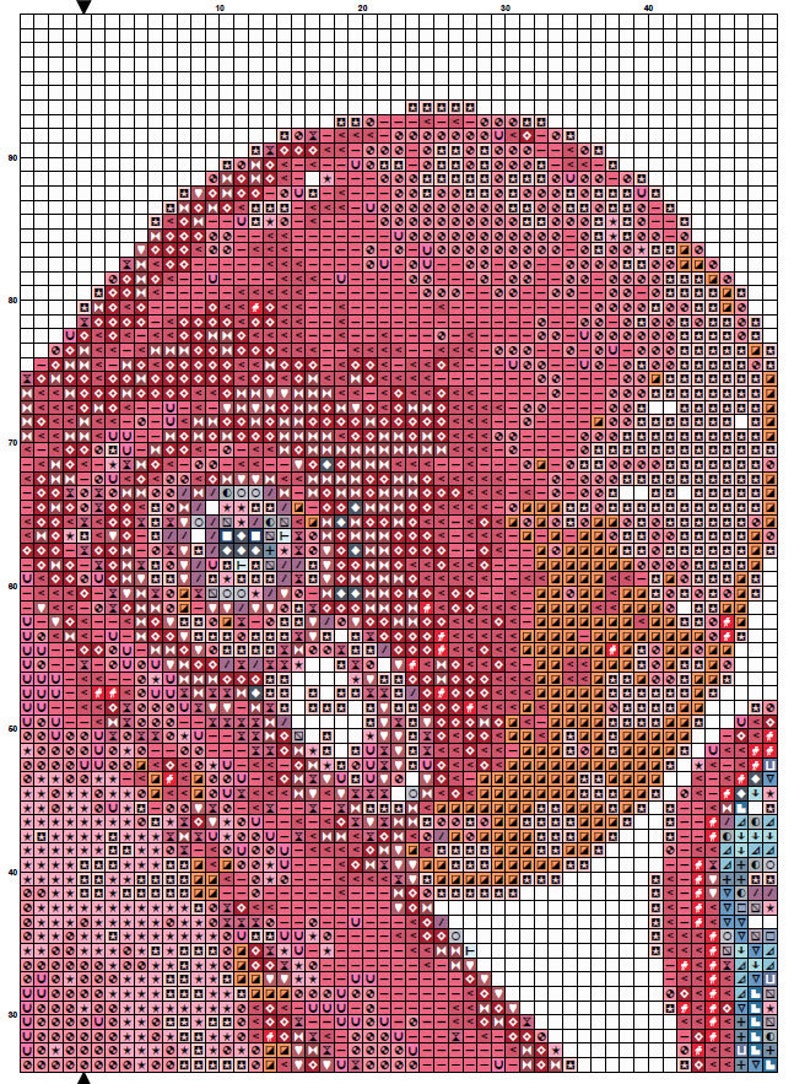 Octopus Cross Stitch Pattern 4 Instant PDF Download Octopus - Etsy