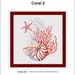 Coral Cross Stitch Pattern 2 Instant PDF Download Nautilus - Etsy