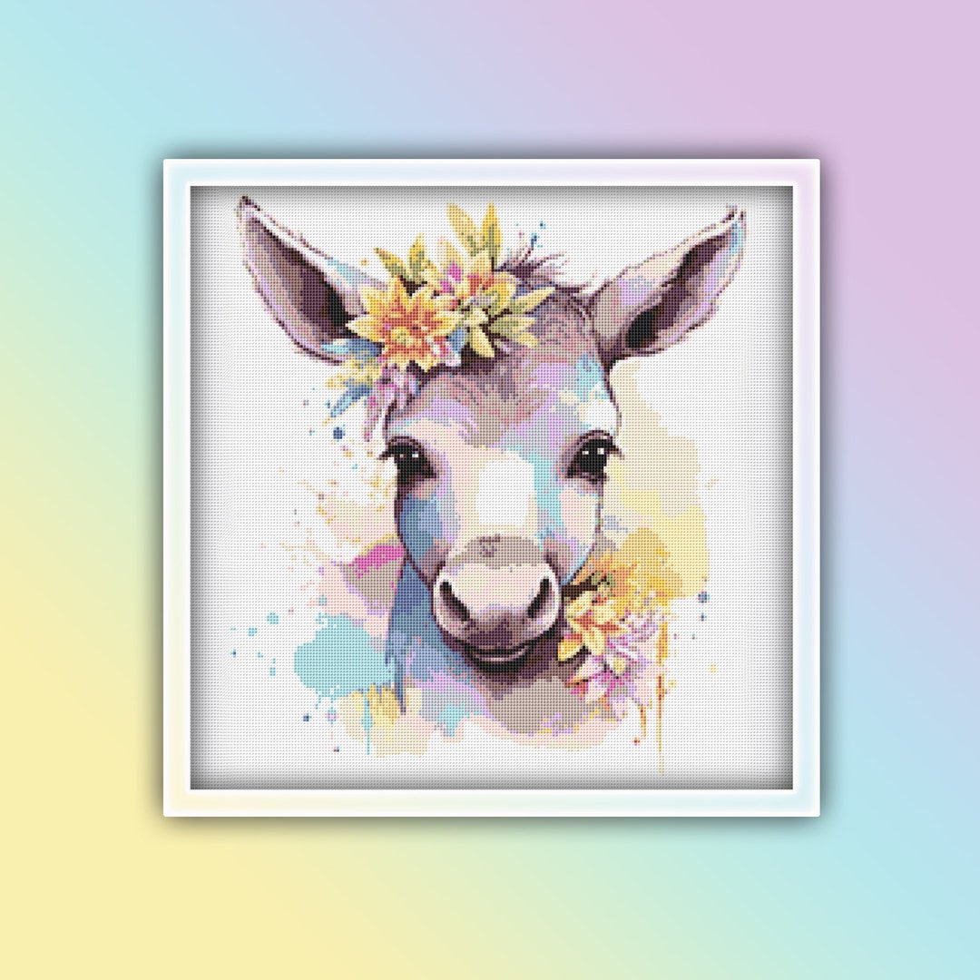 Donkey Cross Stitch Pattern 3 Instant Download Instant PDF Download ...