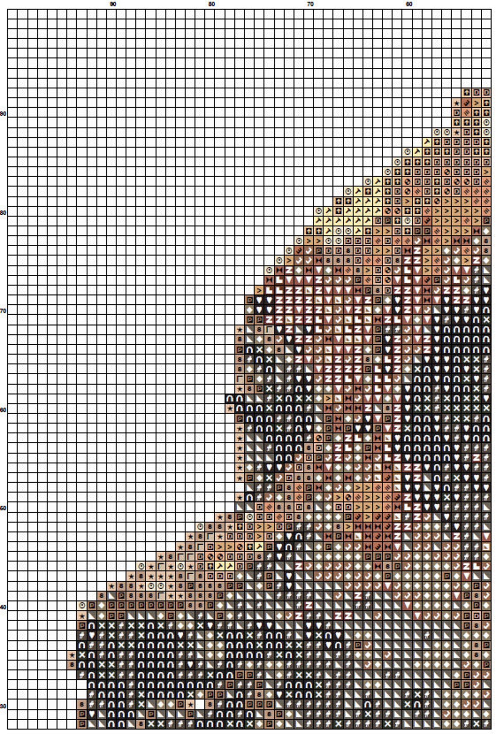 Boxer Dog Cross Stitch Pattern 2 Instant PDF Download Boxer - Etsy