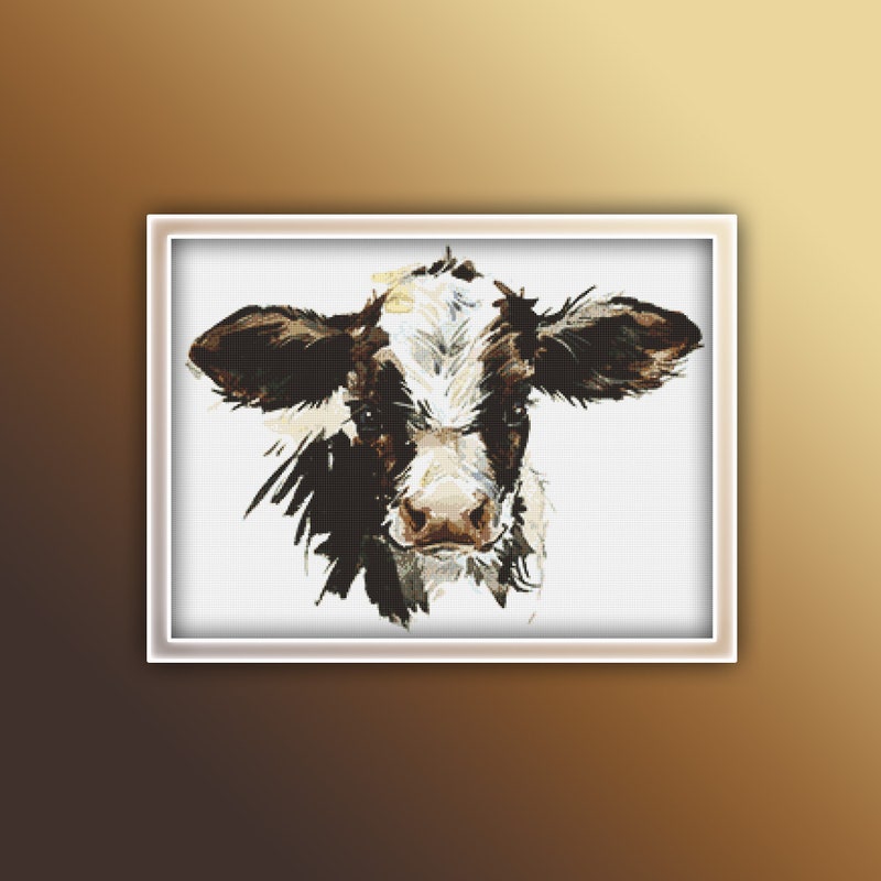 Cow Cross Stitch Pattern - Etsy