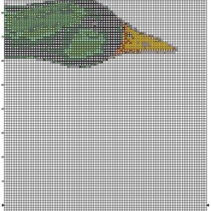 Duck Mallard Cross Stitch Pattern 1 Duck Watercolor Cross | Etsy