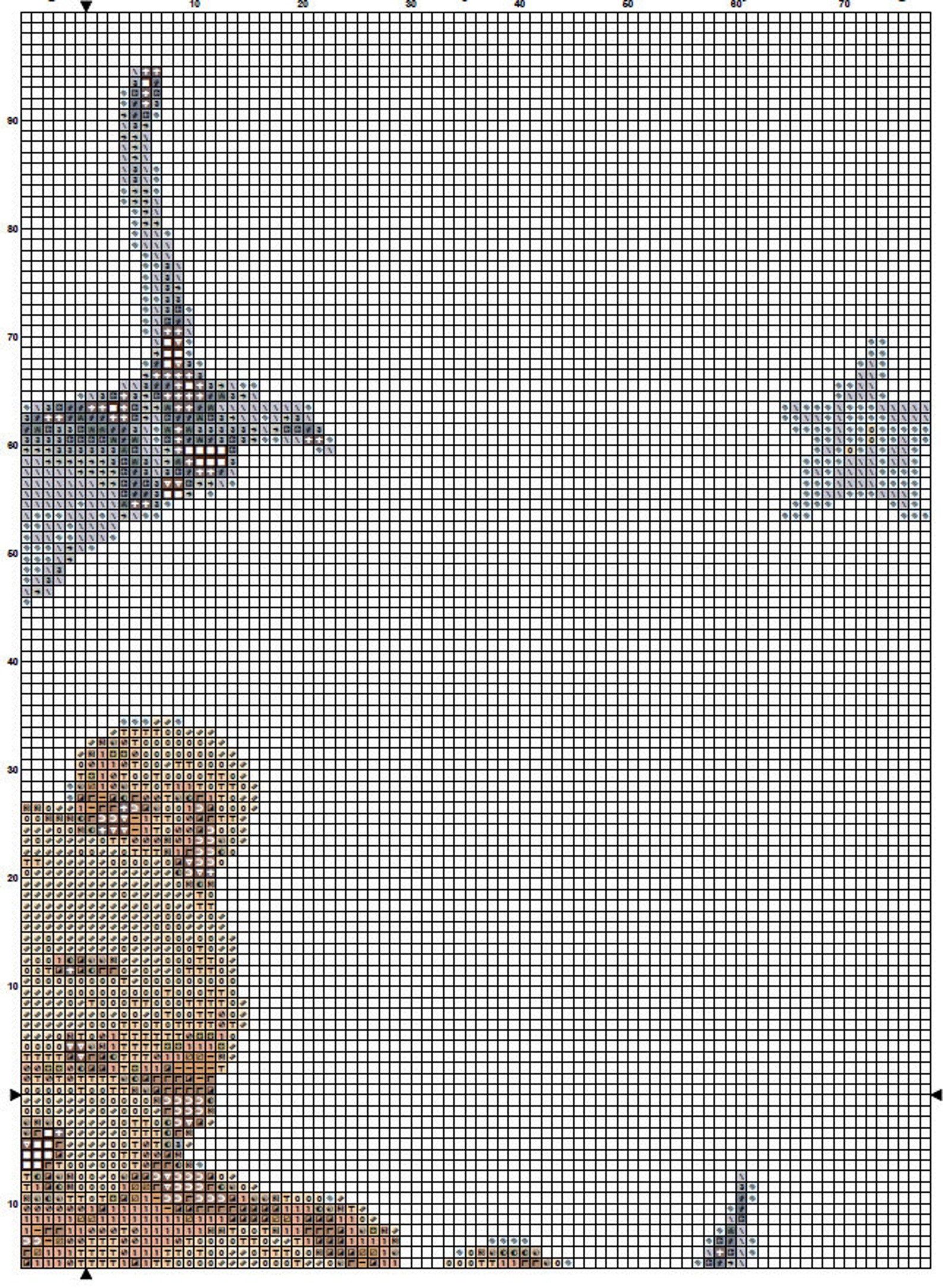 Teddy Bear Cross Stitch Pattern 1 Instant PDF Download | Etsy