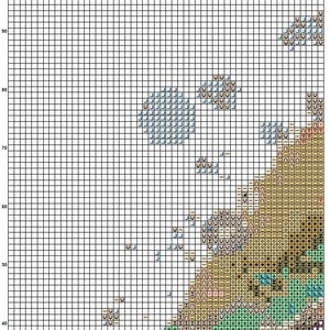 Tortoise Cross Stitch Pattern 1 Instant PDF Download - Turtle ...