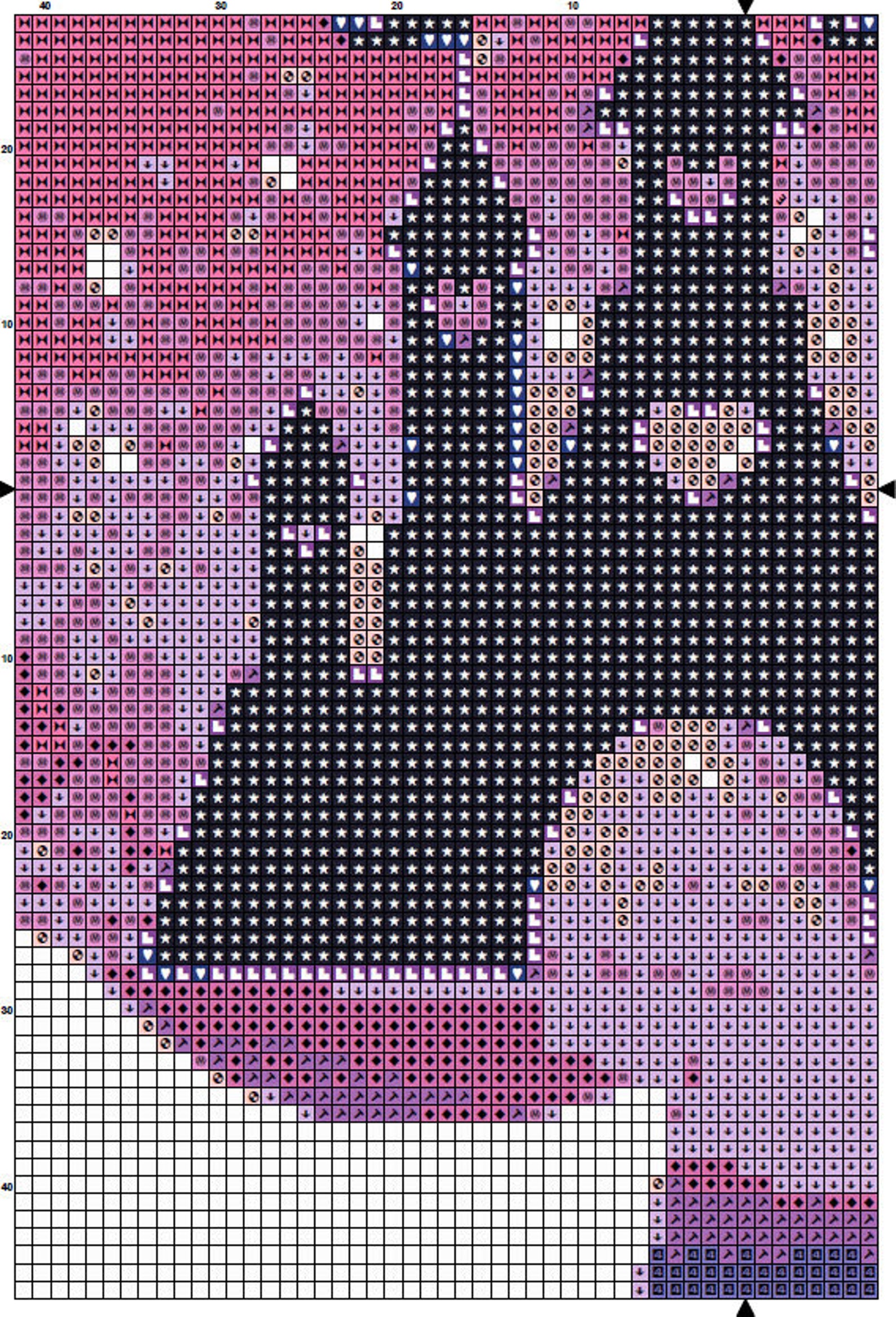 Snow White Galaxy Stitch Pattern Instant PDF Download | Etsy