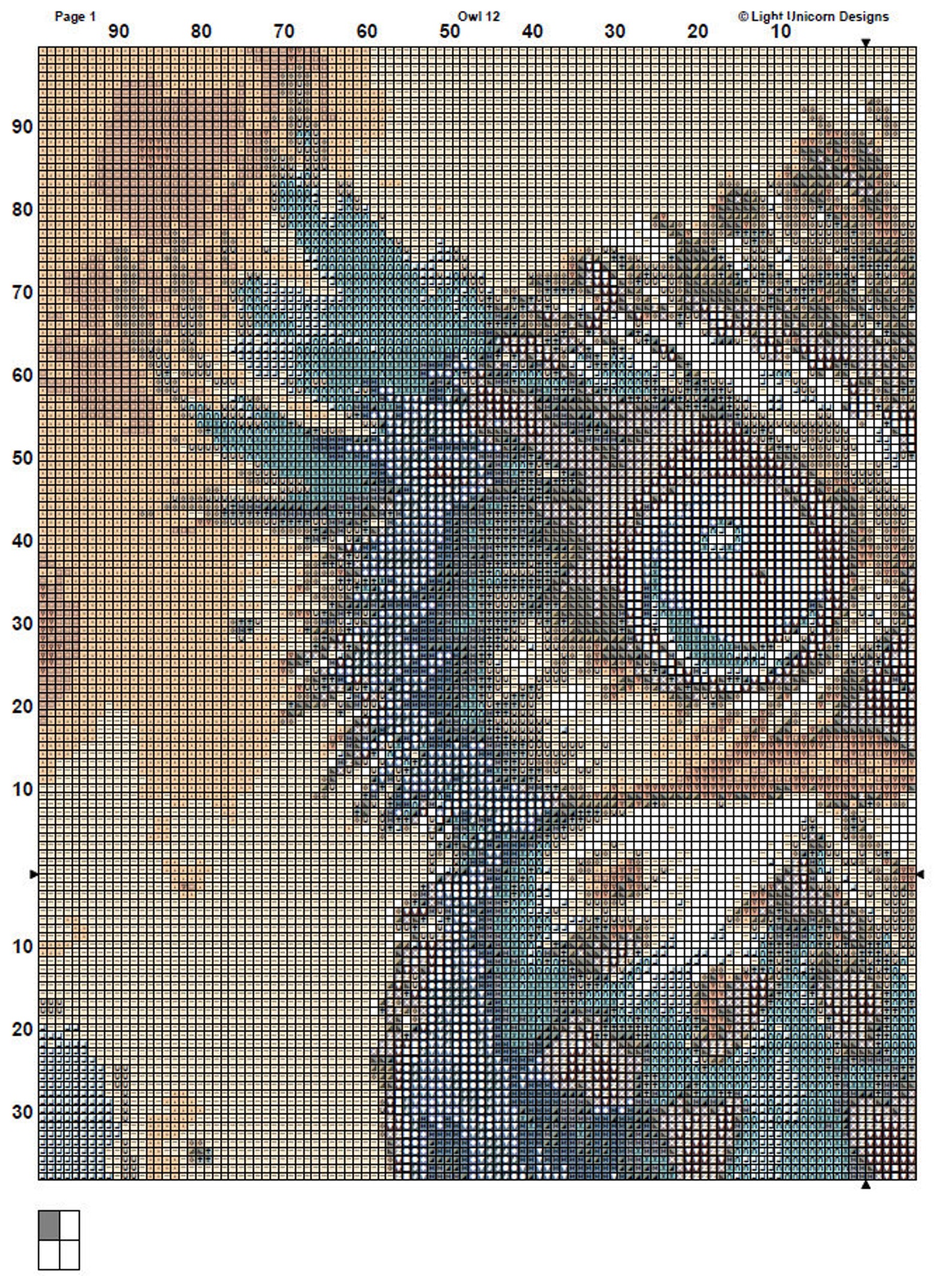 Owl Cross Stitch Pattern 12 Instant Download Instant PDF - Etsy