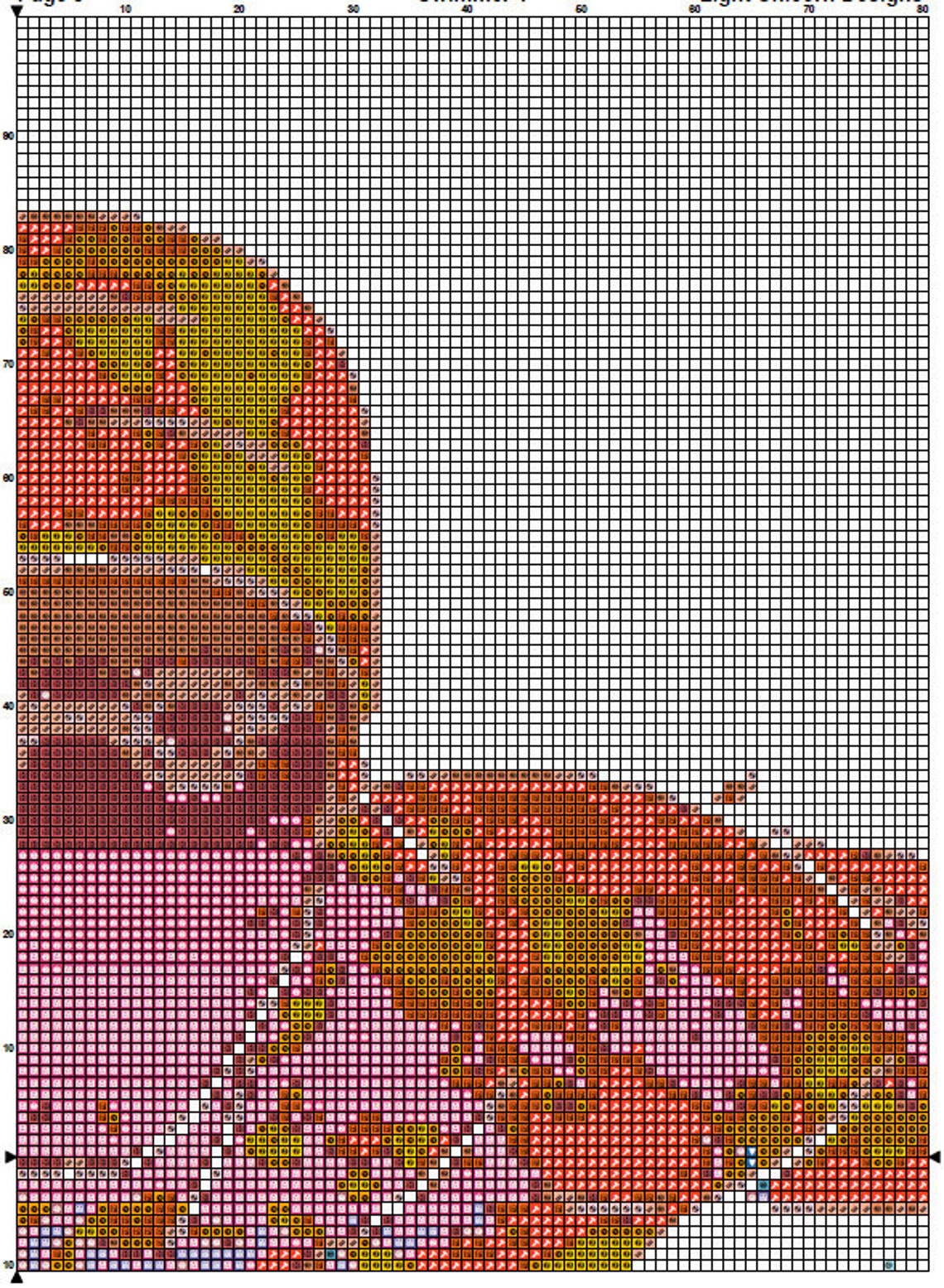Swimmer Cross Stitch Pattern 1 Instant Download Instant PDF - Etsy
