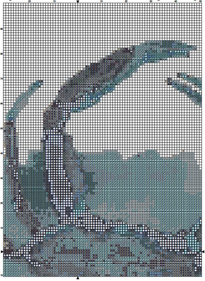 Crab Cross Stitch Pattern Instant PDF Download Crab - Etsy