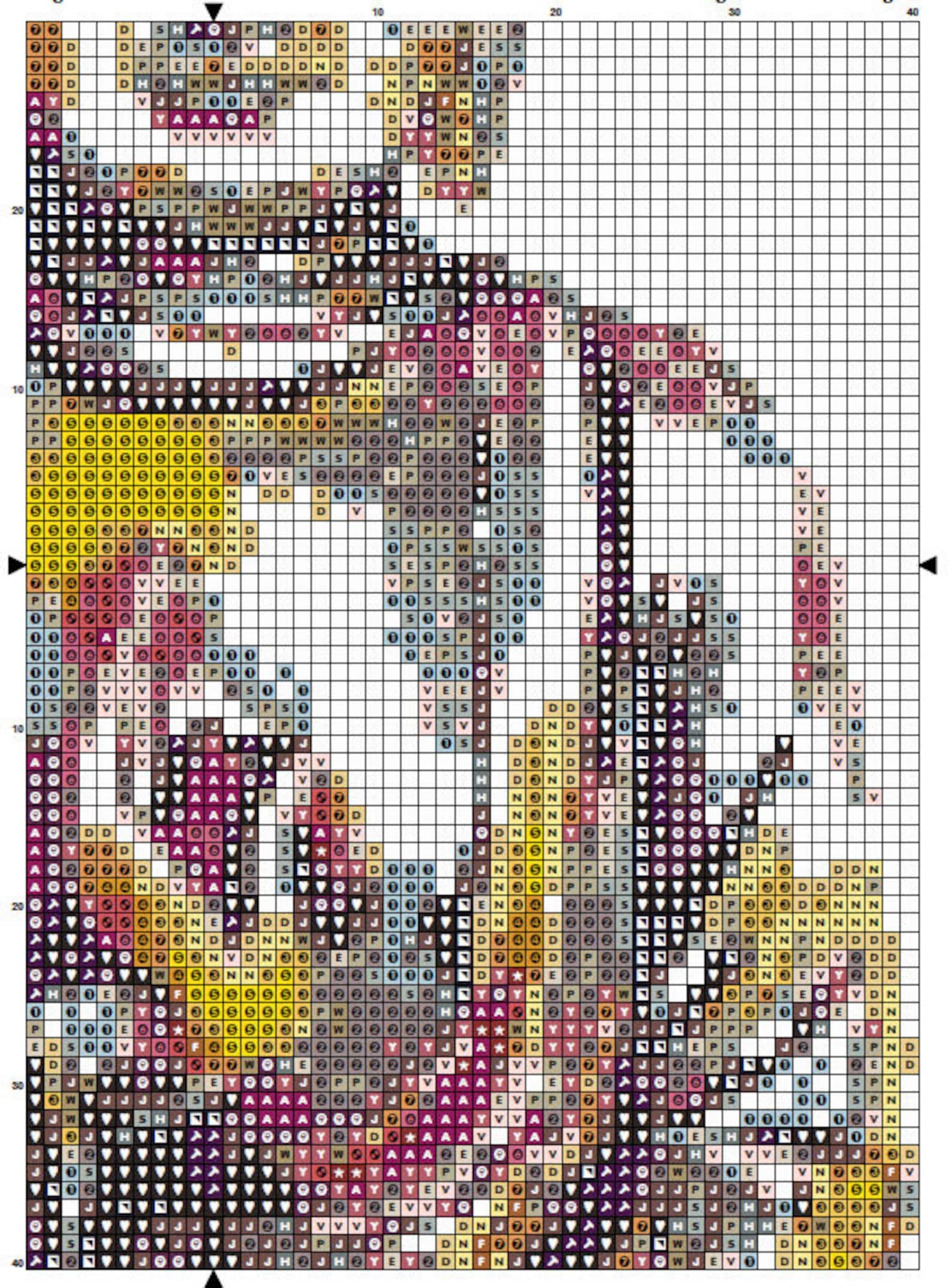 Buddha Cross Stitch Pattern 7 Instant Download Instant PDF | Etsy