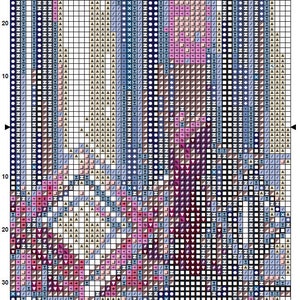 Lipstick Cross Stitch Pattern 1 Instant PDF Download - Makeup ...