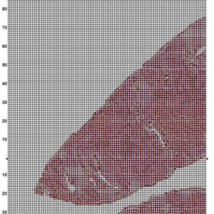 Lips Cross Stitch Pattern 3 Instant PDF Download - Red Lips Watercolor ...