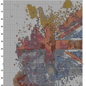 Australia Cross Stitch Pattern 1 Instant PDF Download - Australia Flag ...