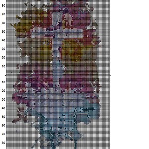 Christian Cross Cross Stitch Pattern 1 Instant PDF Download ...