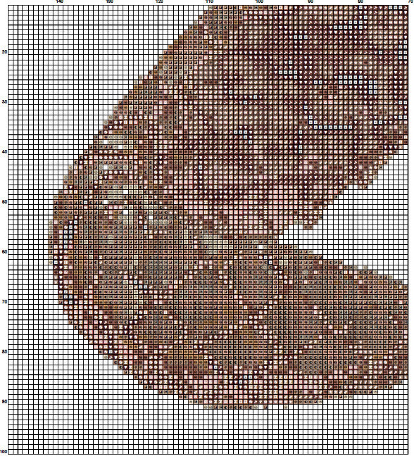 Pangolin Cross Stitch Pattern 1 Instant PDF Download - Etsy