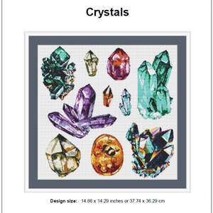 Crystals Cross Stitch Pattern 1 Instant PDF Download - Crystal ...