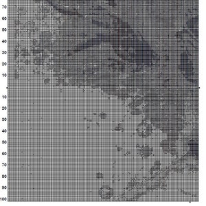 Red Masked Woman Stitch Pattern Instant PDF Download - Woman Watercolor ...