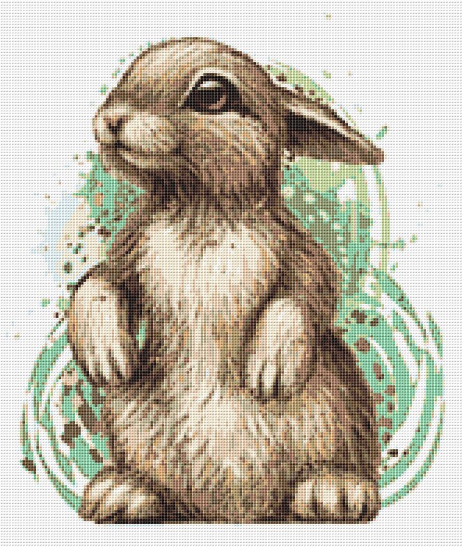 Bunny Cross Stitch Pattern 5 Instant Download Instant PDF | Etsy
