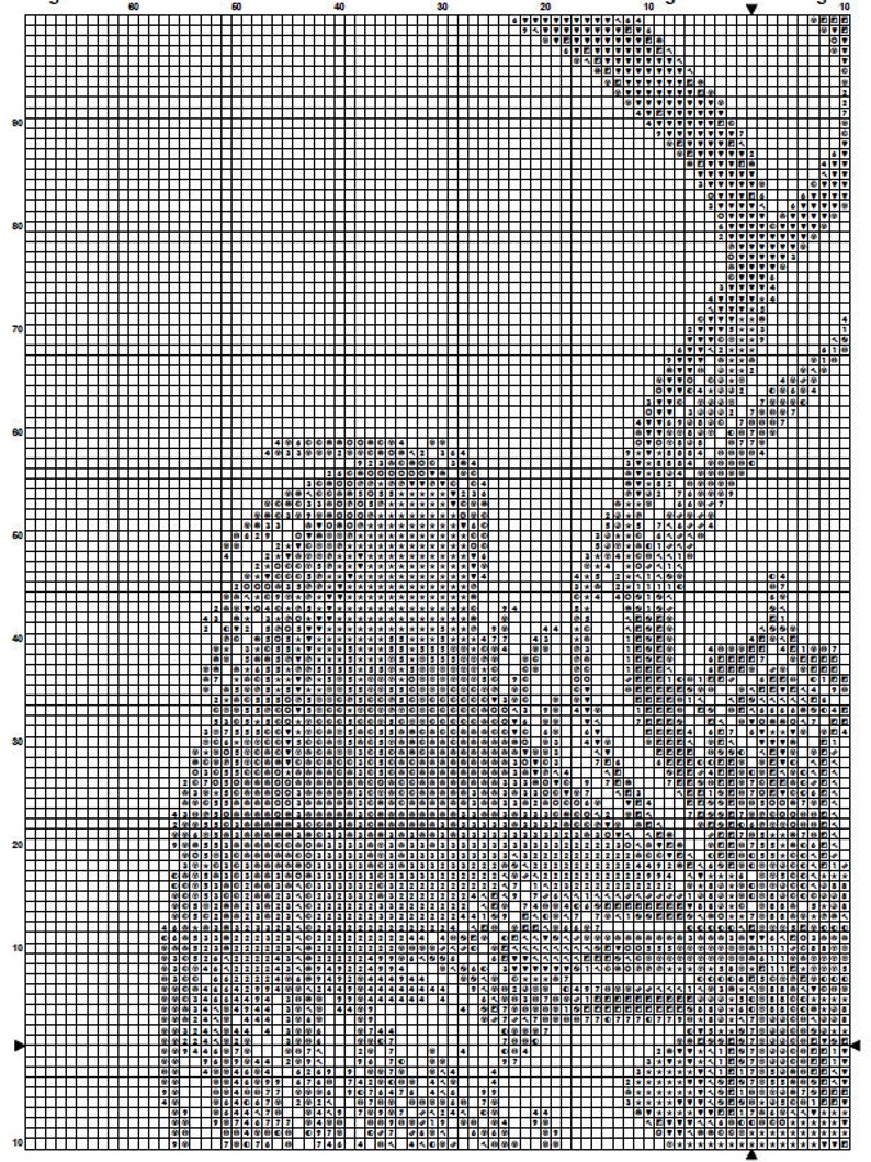 Cross Cross Stitch Pattern 1 Instant PDF Download - Etsy