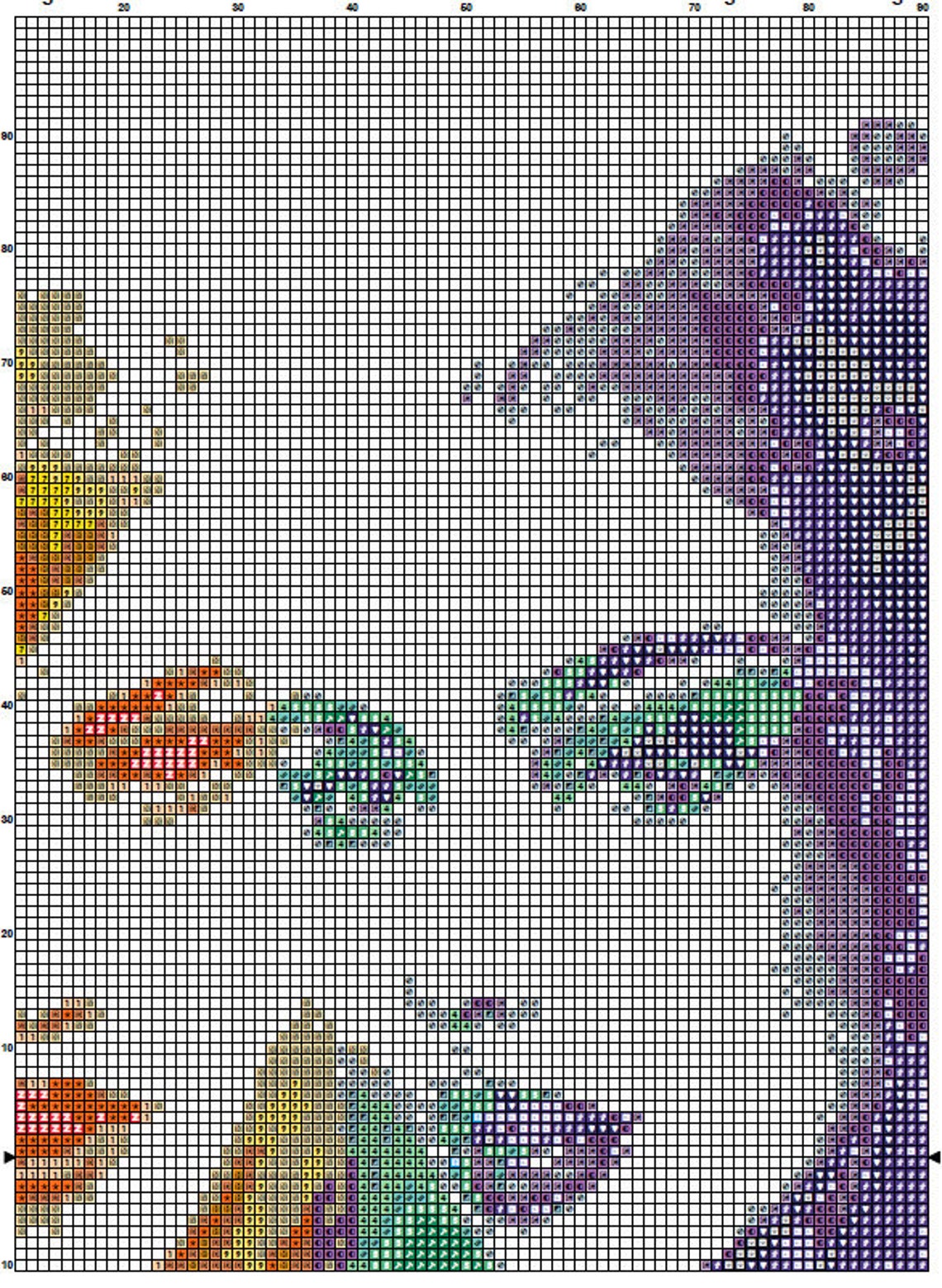 Women Faces Cross Stitch Pattern 2 Instant PDF Download | Etsy