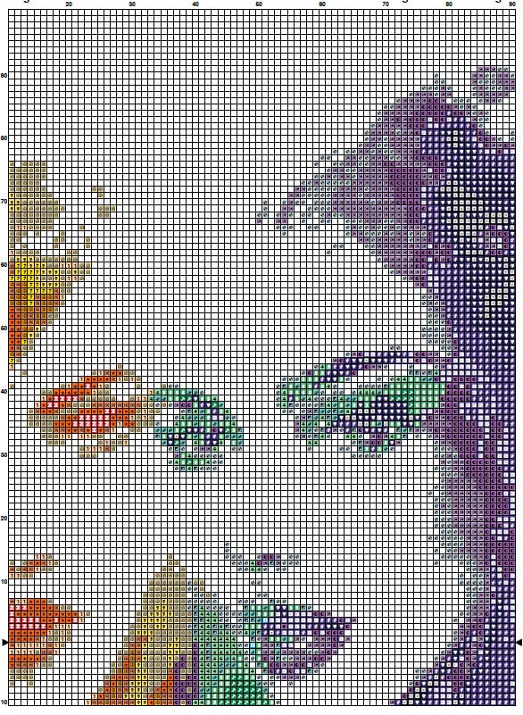 Women Faces Cross Stitch Pattern 2 Instant PDF Download | Etsy