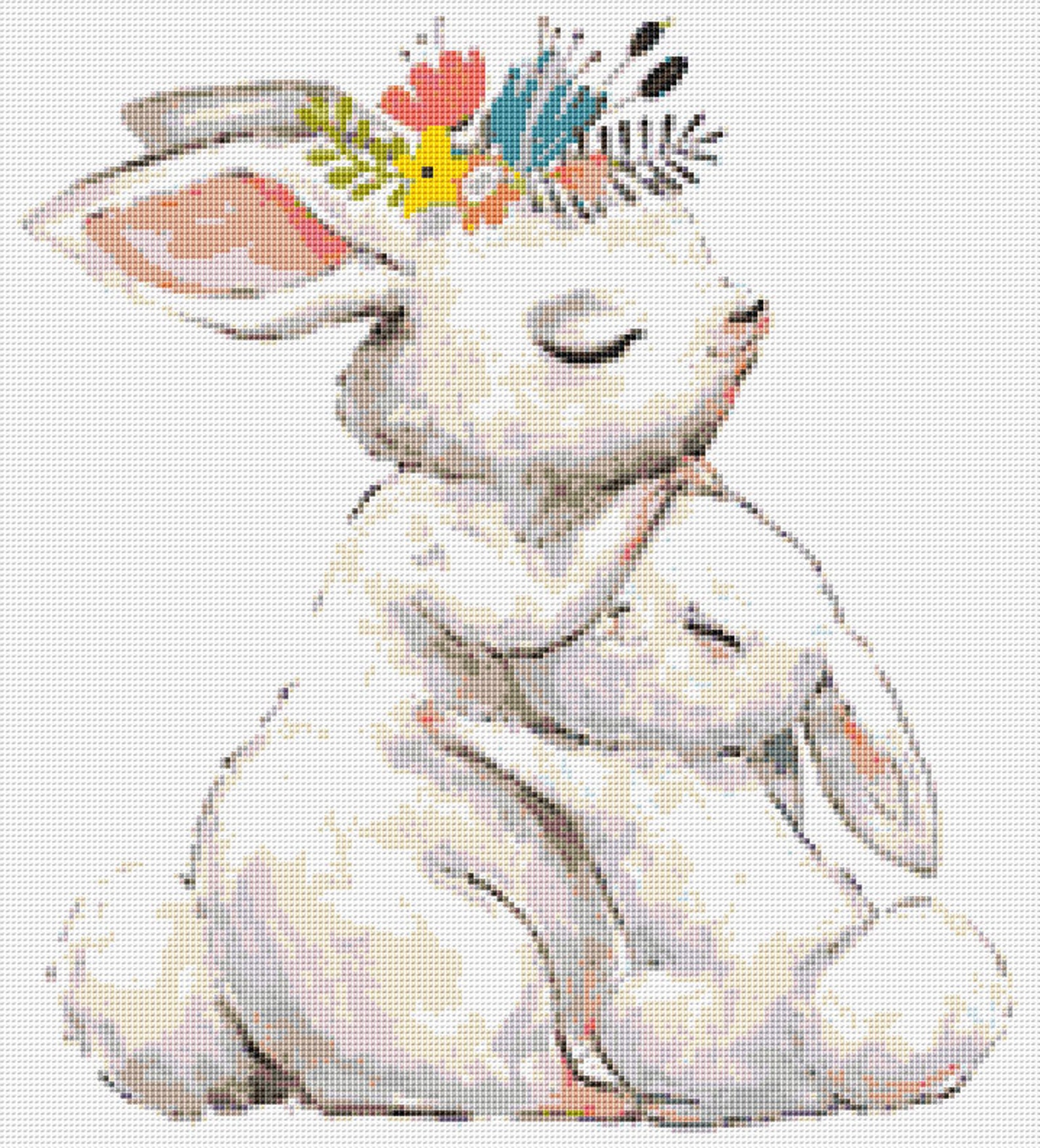 Bunnies Cross Stitch Pattern 1 Instant Download Instant PDF - Etsy