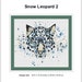 Snow Leopard Cross Stitch Pattern 1 Instant PDF Download - Etsy