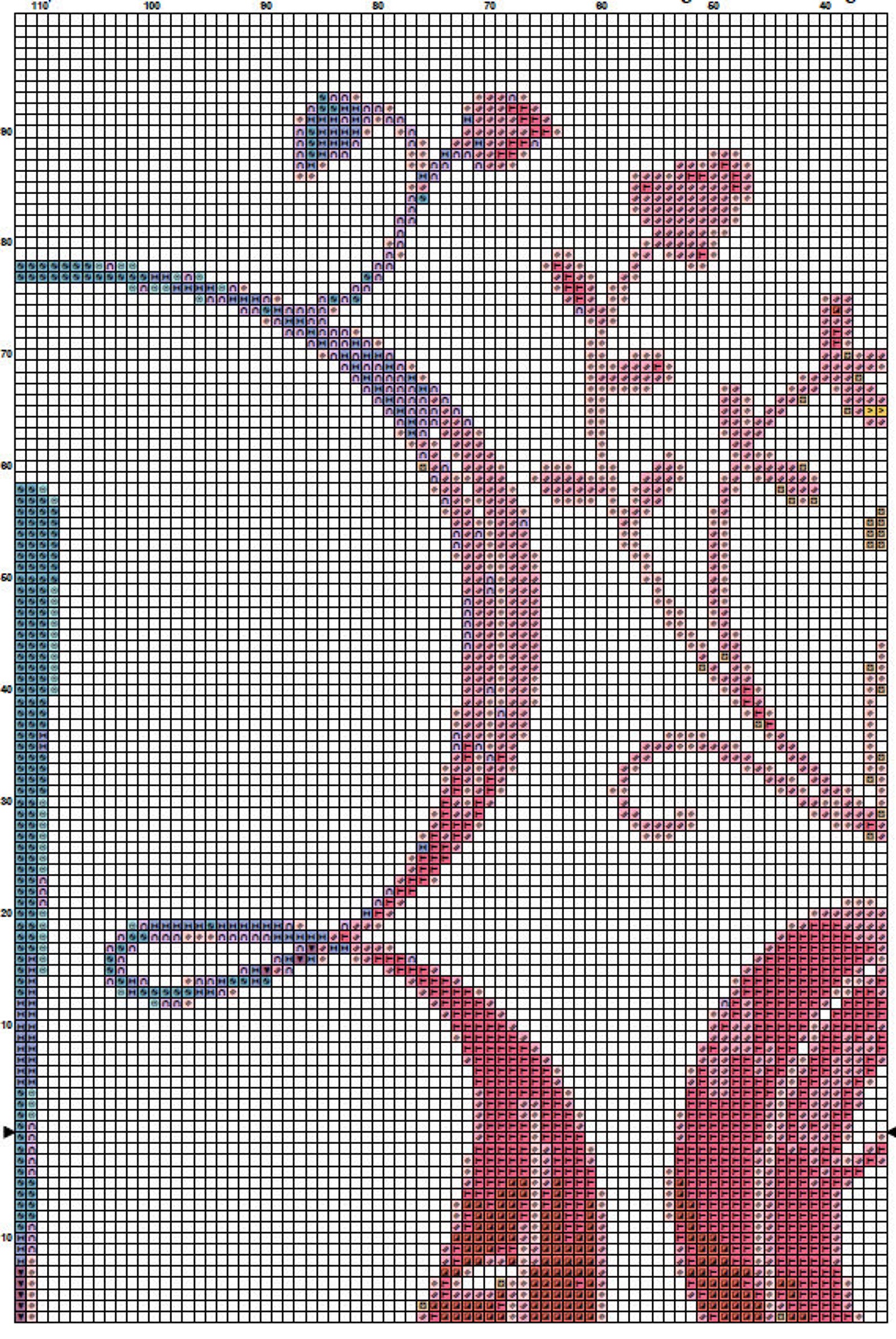 Relax Cross Stitch Pattern 1 Instant PDF Download Yoga | Etsy