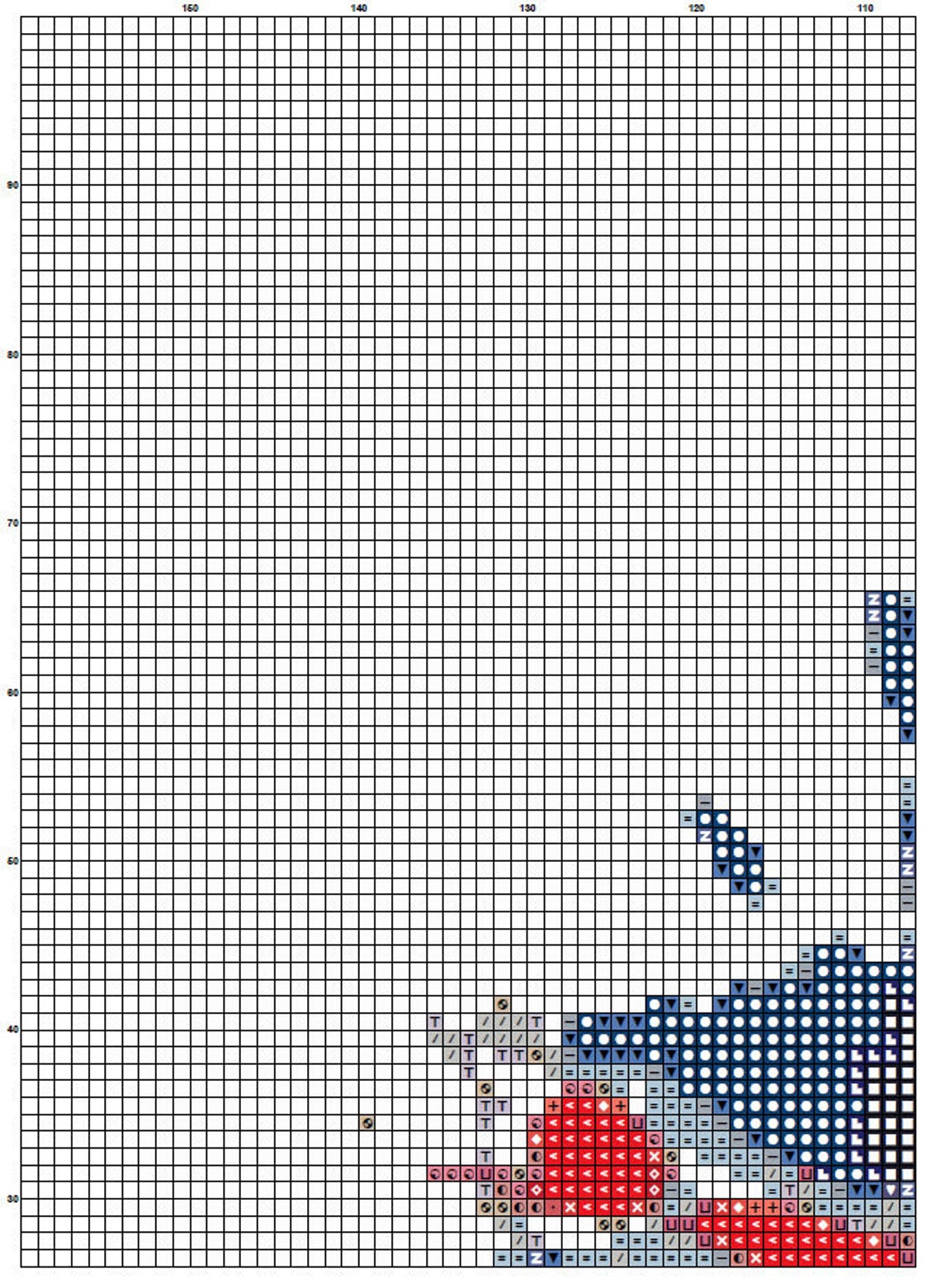Union Jack Flag Cross Stitch Pattern 1 Instant PDF Download - Etsy