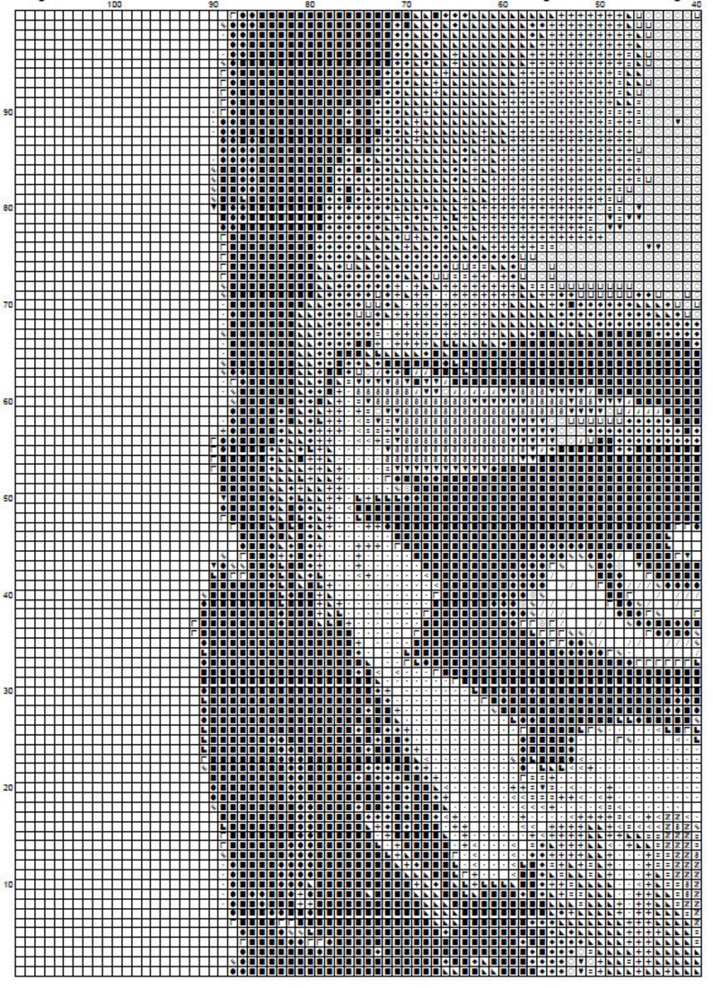 Woman Cross Stitch Pattern 3 Instant PDF Download Woman | Etsy