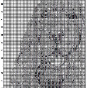 Cocker Spaniel Cross Stitch Pattern 1 Instant PDF Download Dog ...