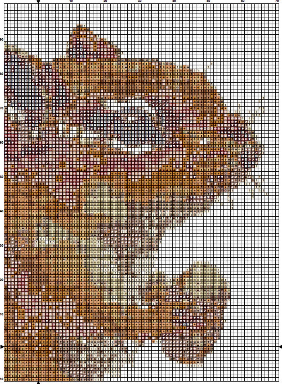Chipmunk Cross Stitch Pattern 2 Instant PDF Download - Etsy