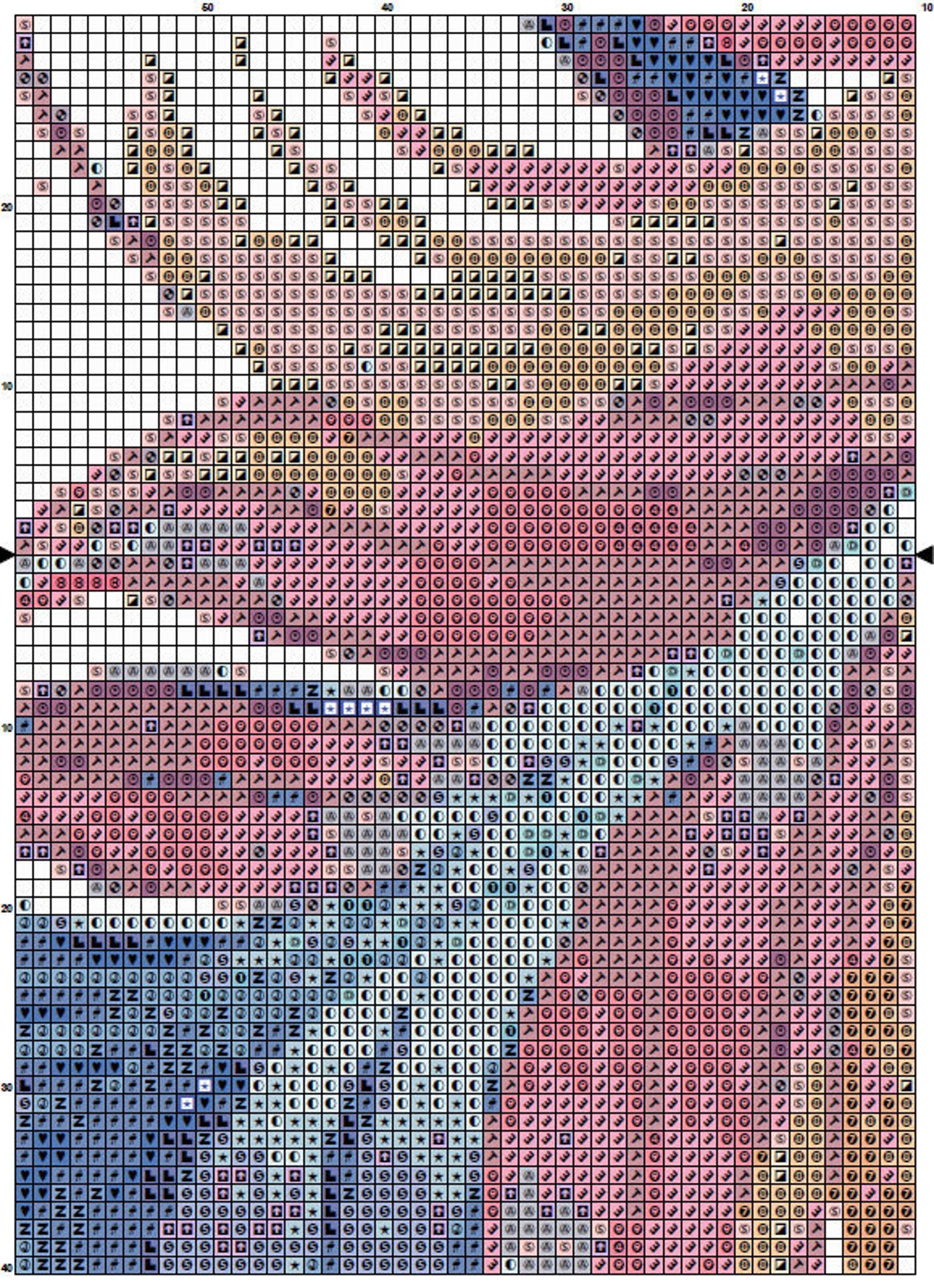 Infinity Feather Cross Stitch Pattern 2 Instant PDF Download - Etsy