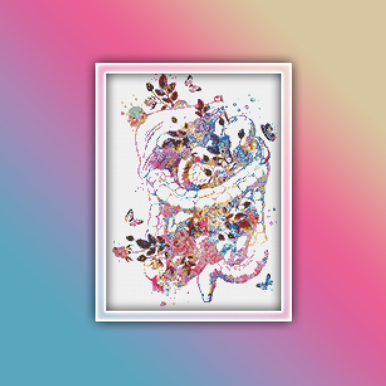 Anatomy Digestive System Cross Stitch Pattern 2 Instant PDF | Etsy