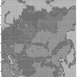 World Map Cross Stitch Pattern 1 Instant PDF Download Earth - Etsy