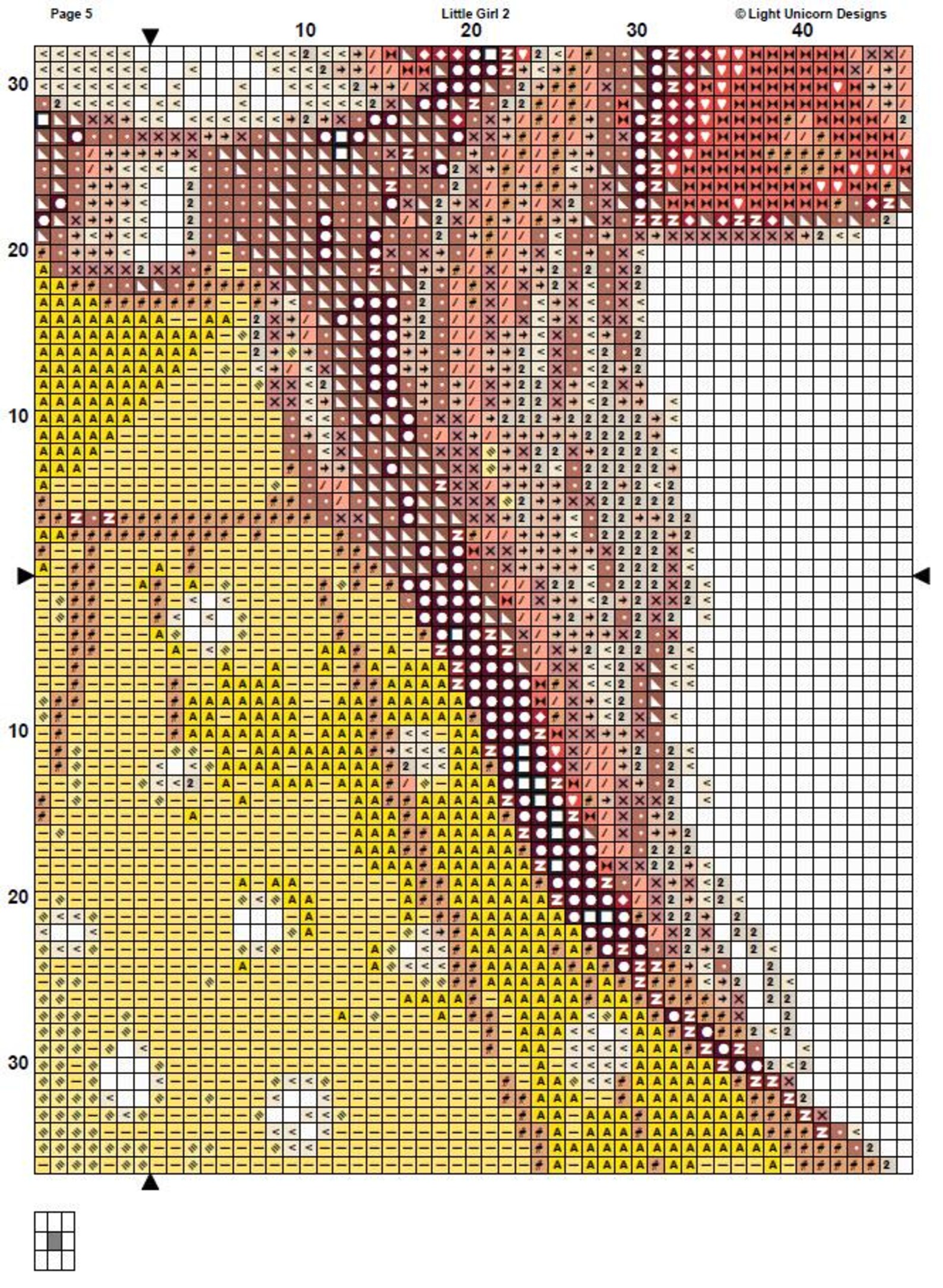 Little Girl Cross Stitch Pattern 2 Instant PDF Download - Little Girl ...